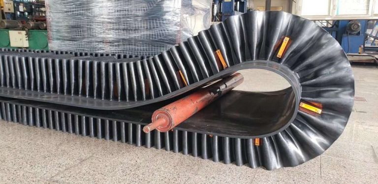 High Angle Conveyor Belt - Unique Conveyor Belting